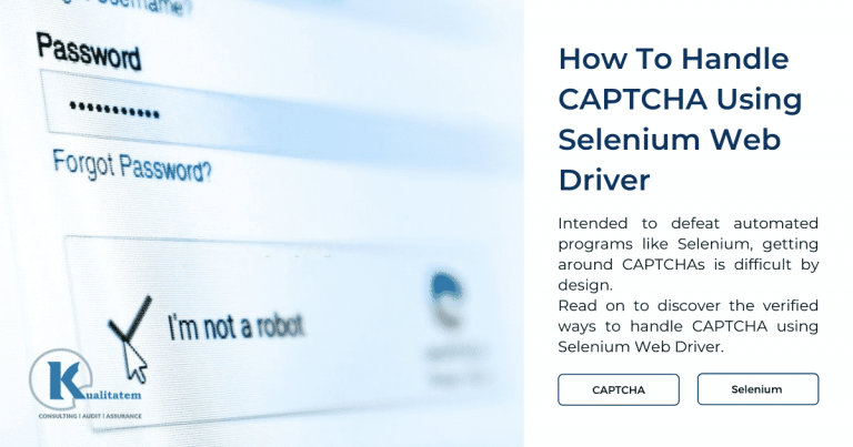 How To Handle Captcha Using Selenium Web Driver Kualitatem