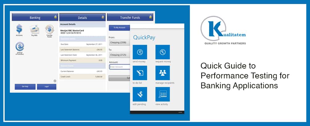 Quick Guide to Performance Testing for Banking Applications - Kualitatem Quick Guide to Performance Testing for Banking Applications - Kualitatem